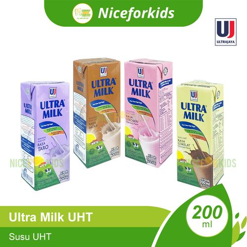 Jual Ultra Milk UHT 200ml / Susu UHT Fresh Milk 1 pcs - TARO - Kota ...