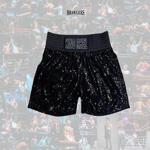 Jual Special Custom Boxing Trunks Pro-Style "Black Star" - M - Kota ...