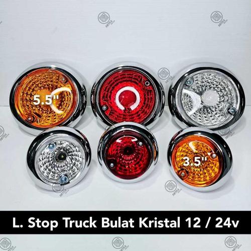 Jual Stop Lamp Truck SULTAN Bulat Kristal Lampu Belakang Truk - 3.5 ...