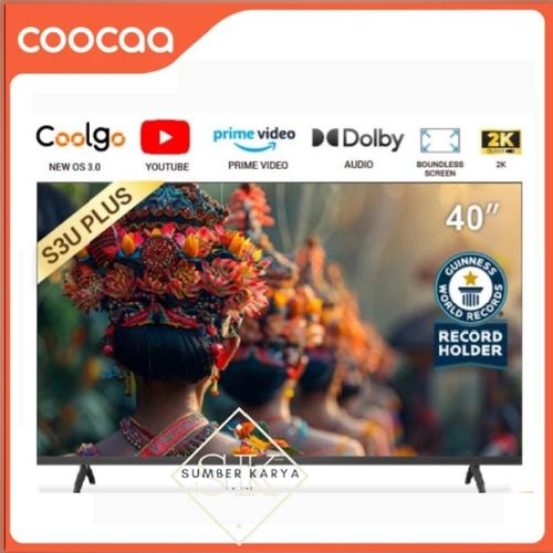 Promo 40S3U PLUS Coocaa LED Smart TV 40 inch Digital Coolita 3.0 ...