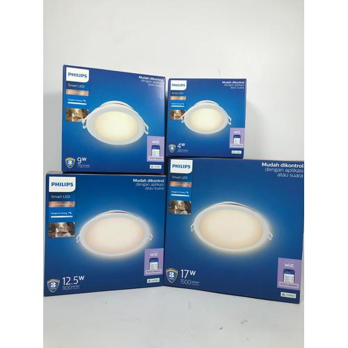 Jual philips lampu downlight led 4w 9 watt 12,5 w 17watt smart wifi ...