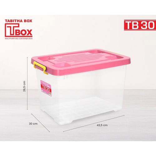 Promo ( KHUSUS GOJEK GRAB ) CONTAINER BOX PLASTIK TABITHA / KONTAINER ...
