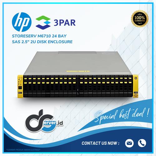 Jual HP 3PAR StoreServ M6710 24-Bay SAS 2.5" 2U Disk Enclosure - Kab ...