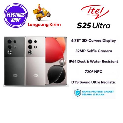 Jual Itel S25 Ultra 8/256 GB Garansi Resmi ITEL - Hitam - Kota ...