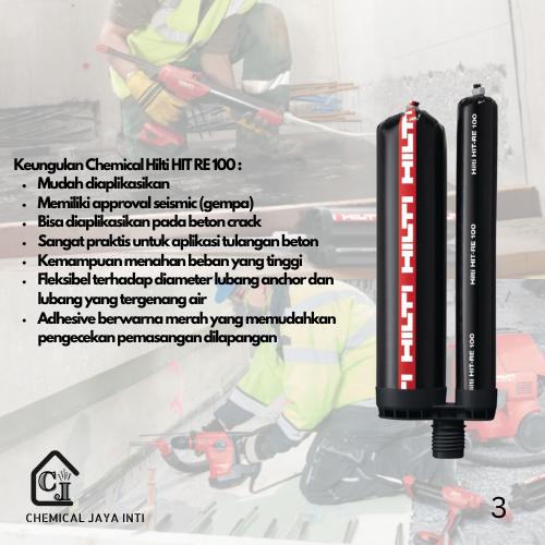 Jual CHEMICAL ANCHOR HIT-RE 100 100ML LEM BETON LEM HILTI - Kota ...