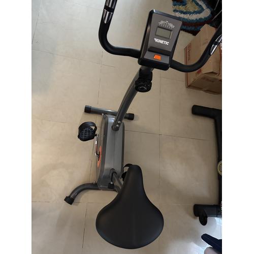 Jual Like new - kinetic sepeda statis magnetic 5151B v2 oranye/abu-abu ...