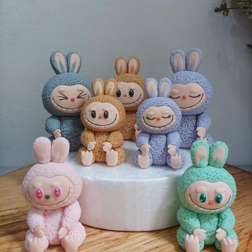 Jual Labubu dolls cake topper fondant small - Kota Bekasi - fondant ...