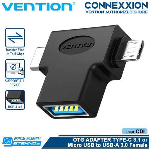 Jual Vention CDI - USB3.0 OTG Adapter 2in1 Type-C 3.1 Micro Usb High ...