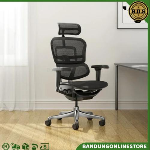Jual Kursi Kantor Sandaran Tinggi Tersertifikasi ANSI BIFMA Hitam ...