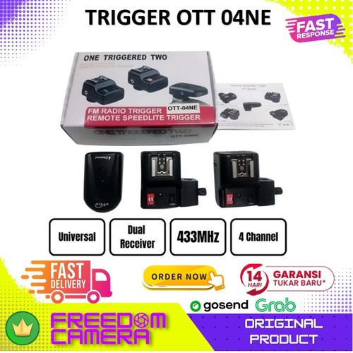Jual Wireless Trigger OTT-04NE Dual Receiver Flash Trigger Universal - Kota Bandung - Freedom ...