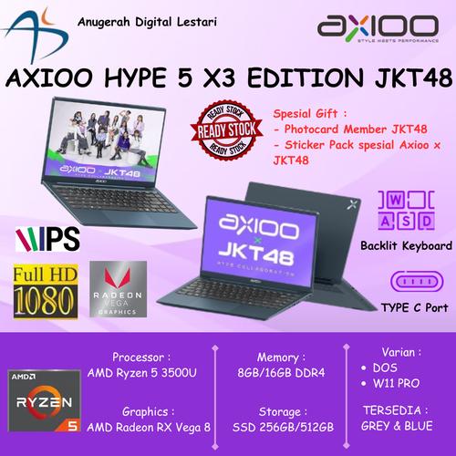 Promo AXIOO HYPE 5 X3 Special Edition AXIOO X JKT48 AMD Ryzen 5-3500U ...