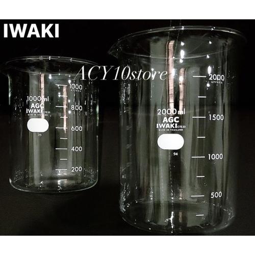 Jual IWAKI Beaker Glass Low Form 1000ml, 2000ml, 3000ml, 5000ml - 1000 ml - Jakarta Barat ...
