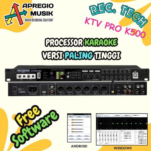 Jual Recording Tech KTV Pro K500 Karaoke effect Processor 4 input 6 ...