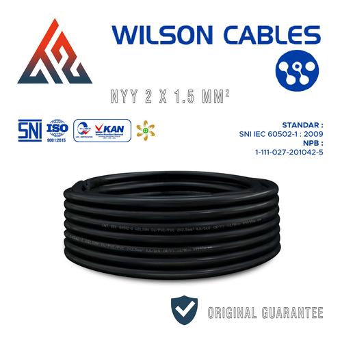 Jual Wilson Cables NYY Roll 2x1.5 mm2 Kabel Tembaga Kawat - 50 Meter ...