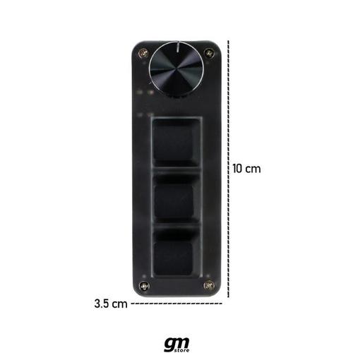 Jual Macro Pad Mechanical Keyboard For Editing Multimedia Knob Shortcut ...