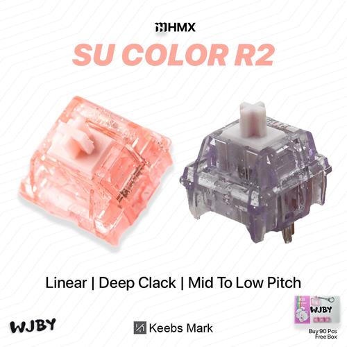 Jual HMX x WJBY SU Color R2 Pink Linear Switch Mechanical Keyboard ...