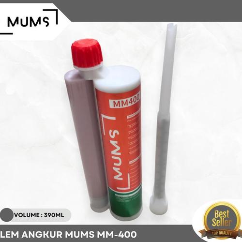 Jual Mums Lem Botol Angkur 390Ml/Lem Botol Tembok Beton Baja Besi Rebar ...