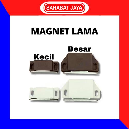 Jual Magnet Magnit Lama Kecil Besar Pintu Lemari Kayu Putih Cokelat ...