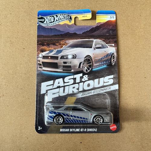 Jual Hot Wheels FNF Nissan Skyline GT-R R34 Silver Brian Fast And ...