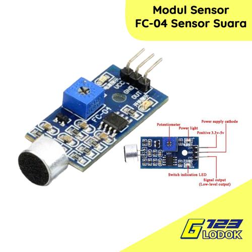 Jual FC-04 FC04 Sound Voice Whistle Activated Switch Module Detection ...