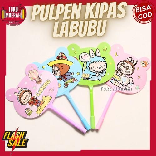 Jual PEN KIPAS LABUBU LUCU UNIK PULPEN KIPAS LABUBU PEN LABUBU KIPAS ...
