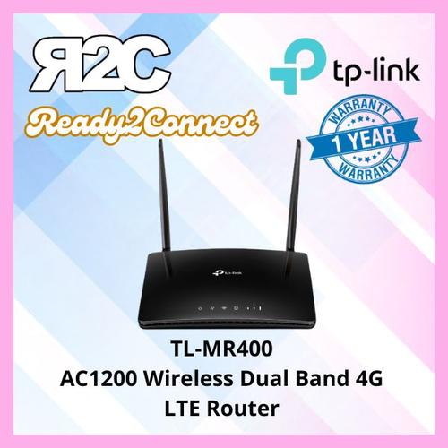 Jual TP-LINK MR400 AC1200 Wireless Dual Band 4G LTE Router - Jakarta ...