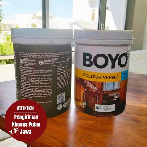 Jual Avian Boyo Politur Vernis Water Based 1 kg , Pengiriman Khusus ...