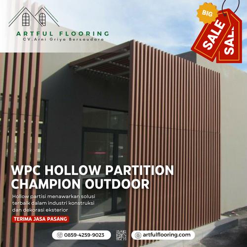 Jual WPC Partisi Hollow Outdoor - WPC HOLLOW CHAMPION Kisi Kisi ...