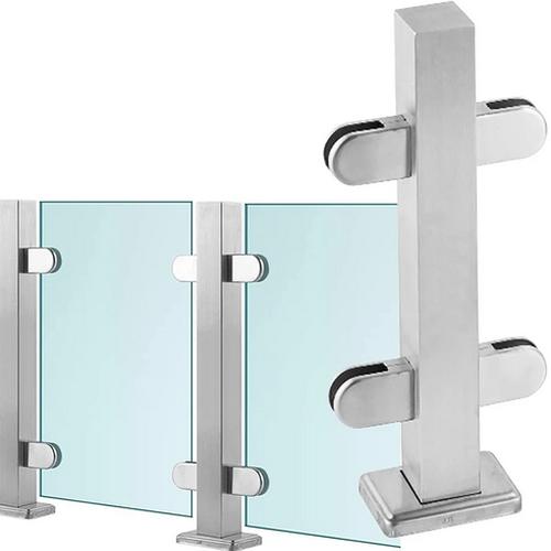 Jual Tiang Railing Kaca Topless Doff Braket Solid Stainless Steel 304 ...