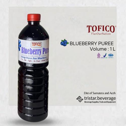 Jual Tofico Blueberry Puree Syrup 1L - Sirup Tofico Premium Rasa ...