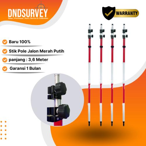 Jual Pole Stik Survey 3,6 meter merah putih - Kab. Bandung - DND Survey ...