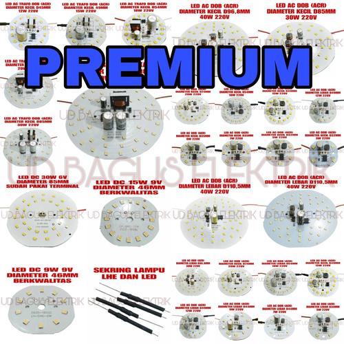 Jual PCB LED AC PREMIUM 5W SD 60W LENGKAP LED AC - LED TRAFO - LED AC ...