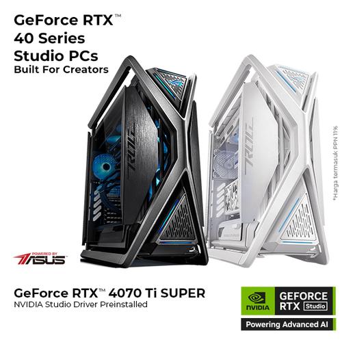 Promo PC GeForce RTX Studio Myth ASUS ROG GeForce RTX 4070 Ti SUPER ...