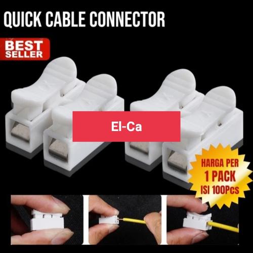 Jual Quick Connector Wire Spring Terminal Sambungan Kabel Listrik - CH3, 1PACK 100Pcd - Kab ...