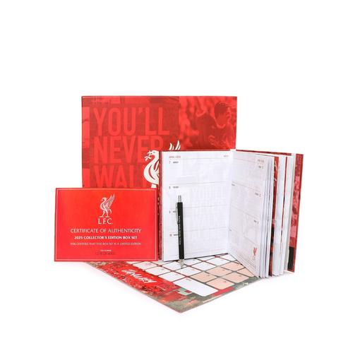 Promo Liverpool FC Calendar Box Set 2025 - Official LFC Accessories ...