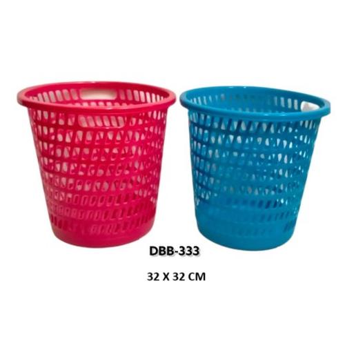 Jual KERANJANG TEMPAT SAMPAH PLASTIK BULAT BESAR DBS-333 WASTE BIN ...