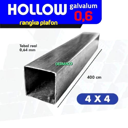 Jual HOLLOW 4x4 0,6 GALVALUM / Holo 4x4 / Hollow Rangka Plafon / Holo ...
