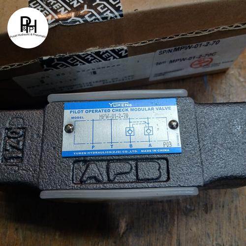 Jual Modular Pilot Check Valve YUKEN MPW-01-2-70 / MODULAR PILOT ...
