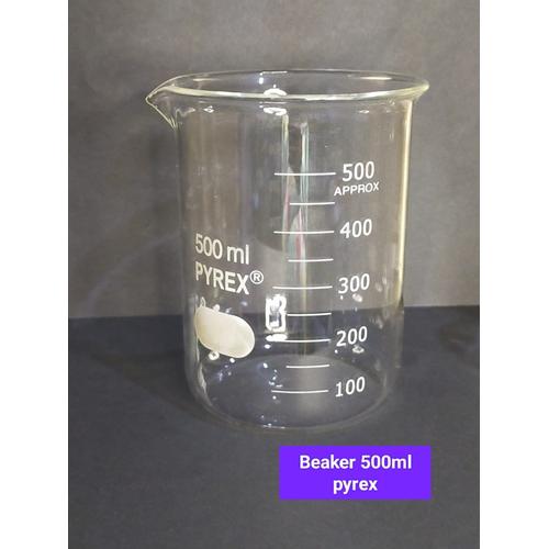 Jual Beaker glass gelas beker kimia 500ml pyrex gelas piala tahan panas - Kab. Bandung - Awan KG ...