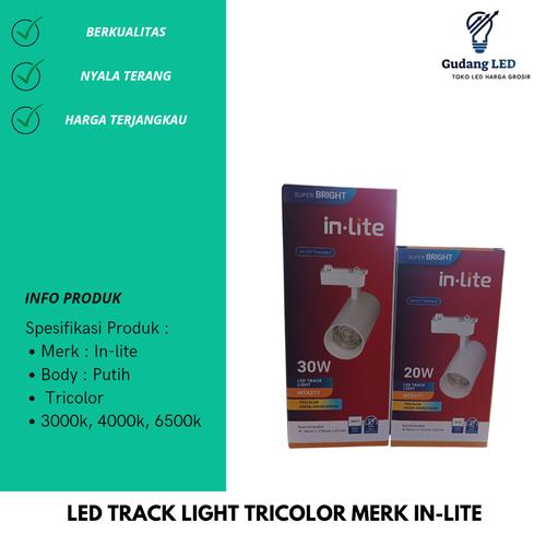 Jual LED TRACK LIGHT TRICOLOR MERK IN-LITE - 20watt - Kab. Sleman - CV ...