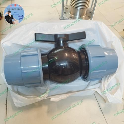 Jual BALL VALVE HDPE 2" INCH / STOP KRAN FITTING HDPE 2" ( 63 mm ...