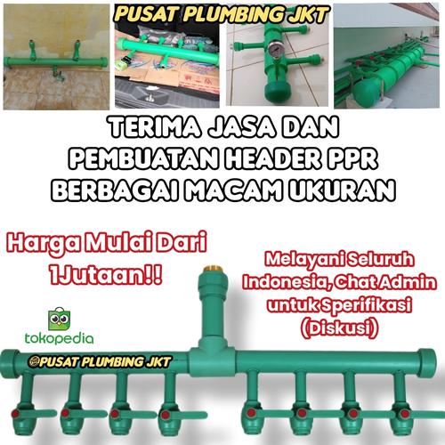 Jual PIPA HEADER PPR / TERIMA PEMBUATAN PIPA HEADER PPR DENGAN BERBAGAI UKURAN HARGA MULAI DARI ...