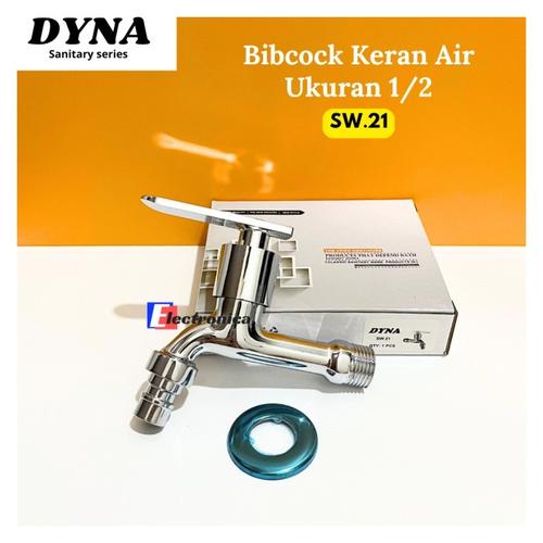 Jual KRAN AIR TAMAN TEMBOK 1/2 INCHI MERK DYNA SW 21 / KRAN TAMAN ...