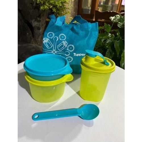 Jual Tempat makan Lunch Set Tupperware Foodie Buddy - Biru - Jakarta ...