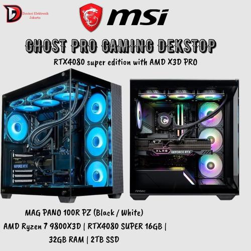 Jual GHOST PRO GAMING PC AMD RYZEN 7 9800X3D 32GB RAM 2TB SSD RTX 4080 ...