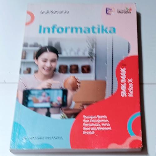 Jual Buku Informatika SMK/MAK Kelas X-1 Kurikulum Merdeka Erlangga - Jakarta Timur - nawan agens ...