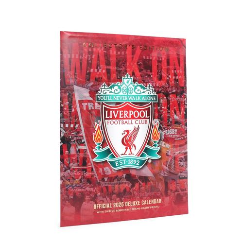 Jual Liverpool FC Deluxe Print Calendar 2025 - Official LFC Accessories ...