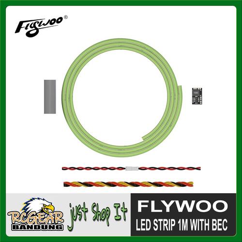 Jual Flywoo Flexible LED Strip with 3.3V BEC 2.7mm x 1M for Drones ...