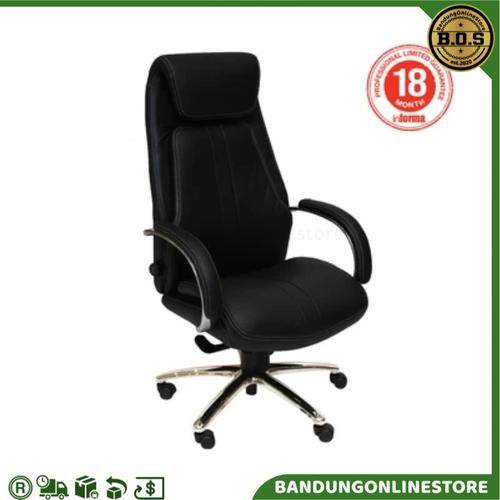 Jual Kursi Direktur Kulit Asli Hitam Informa Kursi Direksi Uriel Kursi ...