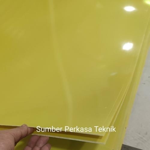 Jual Resin kuning Lembaran ( Epoxy Sheet Fiberglass G11 ) 4mm x 100cm x ...
